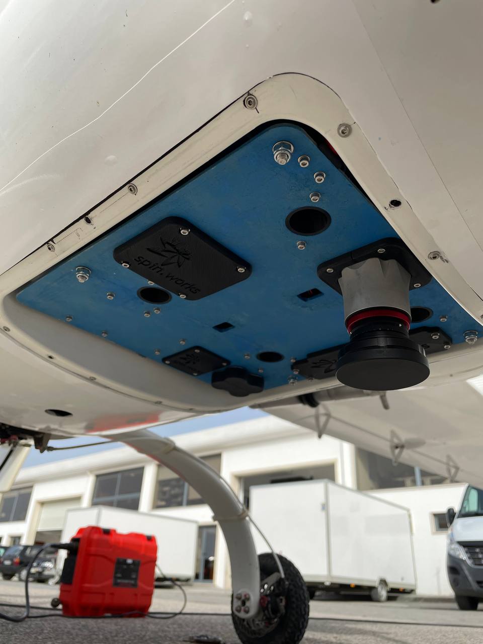 ASTRIIS – UAS Gimbal with Hyperspectral + TIR Cameras – Spinworks