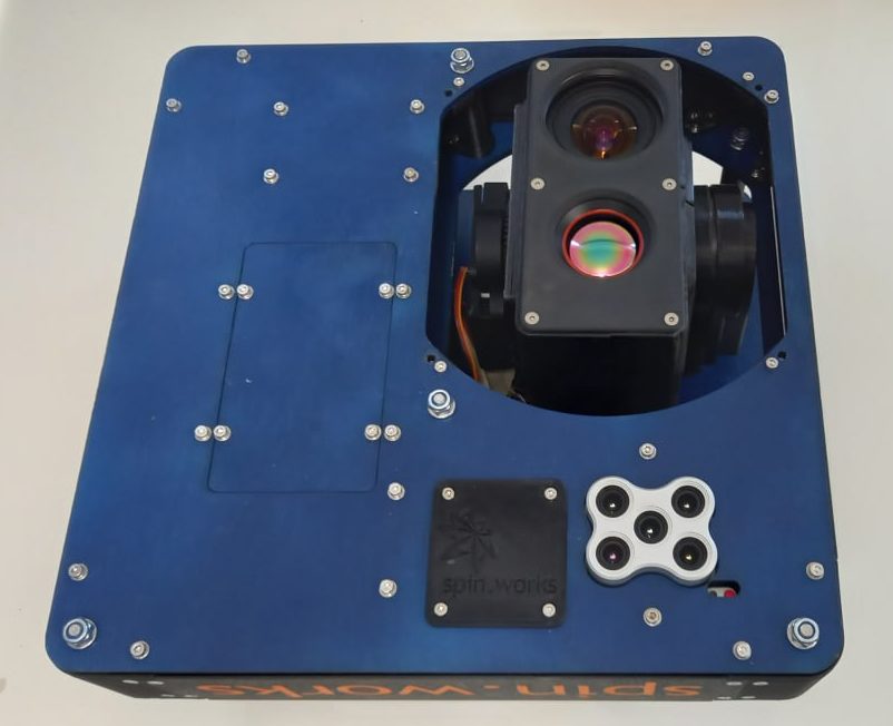 ASTRIIS – UAS Gimbal with Hyperspectral + TIR Cameras – Spinworks